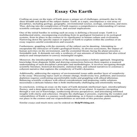 Essay On Earth.pdf
