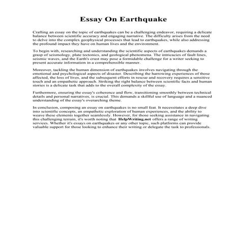 Essay On Earthquake.pdf