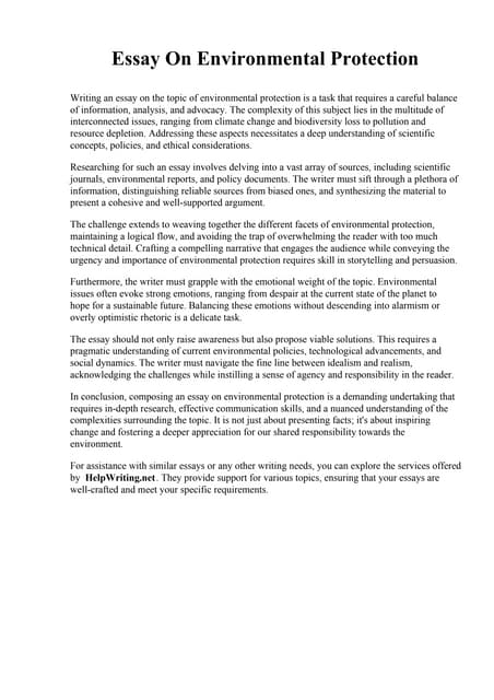 Save Our Environment Essay.pdf