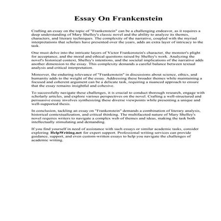 Essay On Frankenstein.pdf