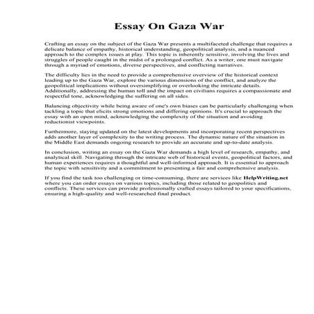 Gulf War Essay. Concorde Career Colleges | PDF