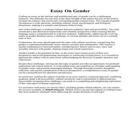 Essay On Gender.pdf