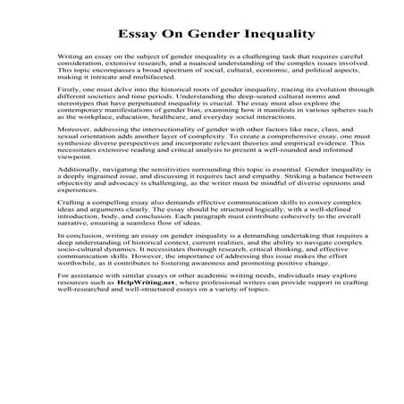 Essay On Gender Inequality.pdf
