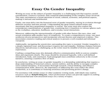 Essay On Gender Inequality.pdf