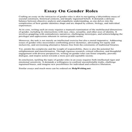 Example Of A Narrative Essay | PDF
