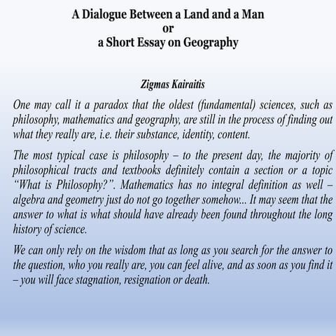 Essay on geography | PDF