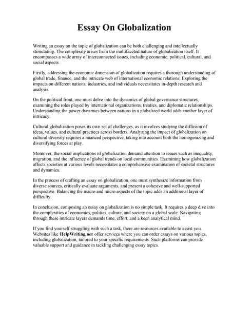 Globalization Pros And Cons Essay.pdf