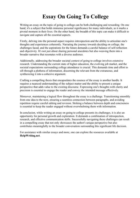 400 Word Essay Sample | PDF