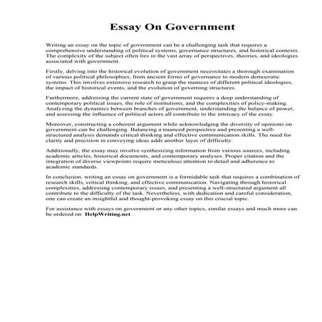 Essay On Government.pdf