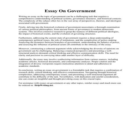 Essay On Government.pdf