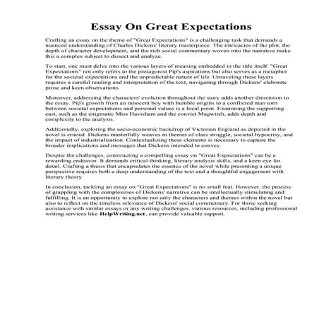 Essay On Great Expectations.pdf