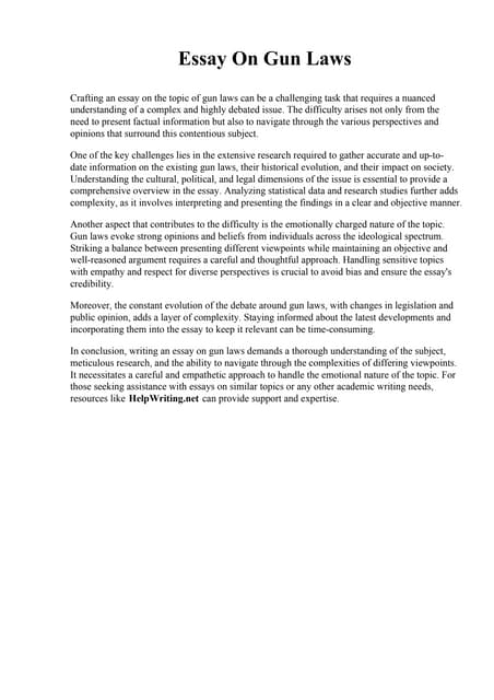 Gun Control Argumentative Essay.pdf