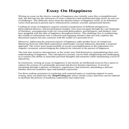 Essay On Happiness.pdf