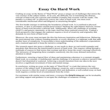 Essay On Hard Work.pdf
