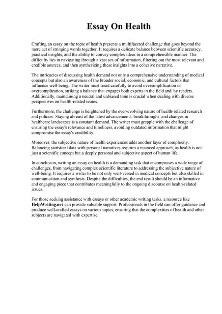 Essay Health.pdf