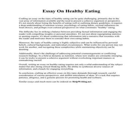 Essay On Healthy Eating.pdf