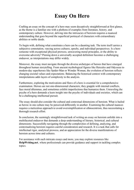 Definition Of Heroism Essay.pdf