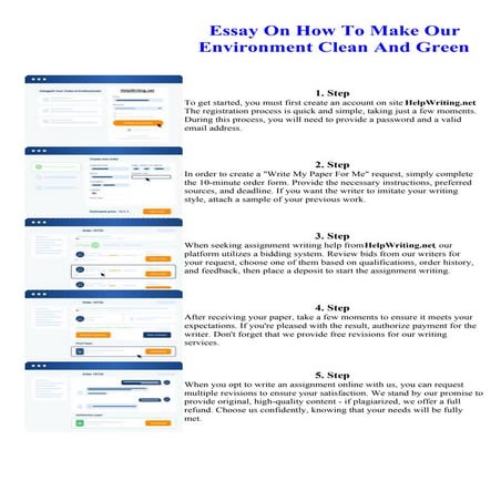 Essay On How To Make Our Environment Clean And Green | PDF