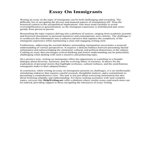 Essay On Immigrants.pdf