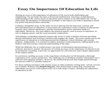 Essay On Importance Of Education In Life.pdf