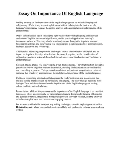 Essay About Learning English Language.pdf Essay About Learning English Language.pdf