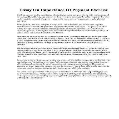 Essay On Importance Of Physical Exercise.pdf