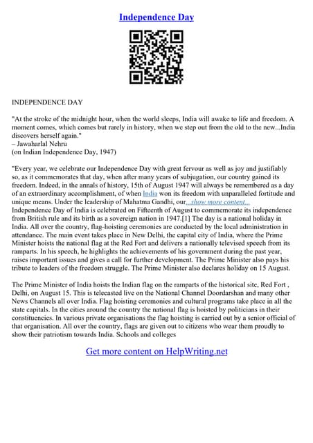 India's Independence Day Presentation... | PPTX