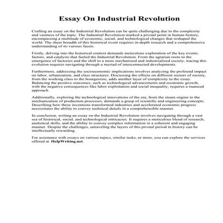The Industrial Revolution Essay.pdf