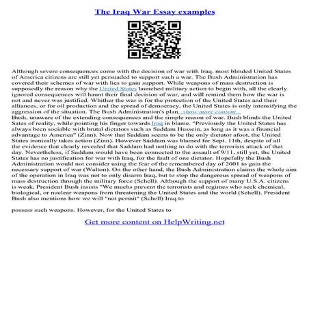 The War in Iraq | PPT