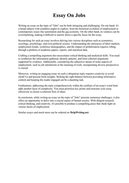 Job Essay.pdf