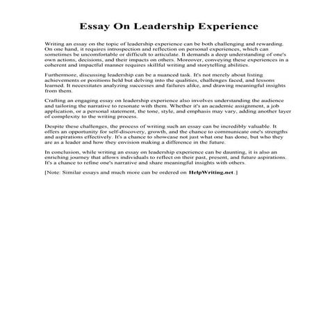 Essay On Leadership Experience.pdf