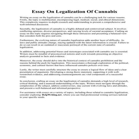 Essay On Legalization Of Cannabis.pdf