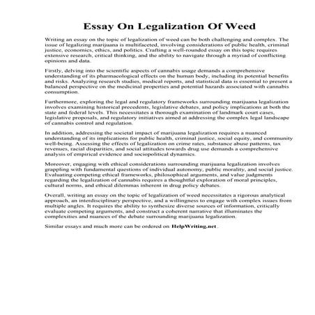 Essay On Legalization Of Weed.pdf