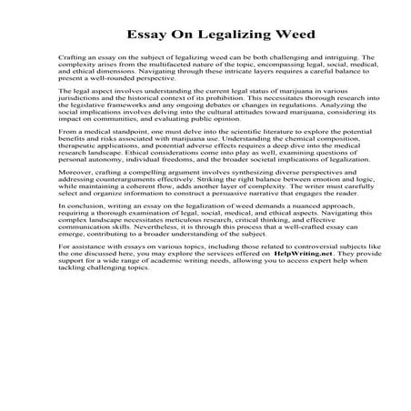 Essay On Legalizing Weed.pdf