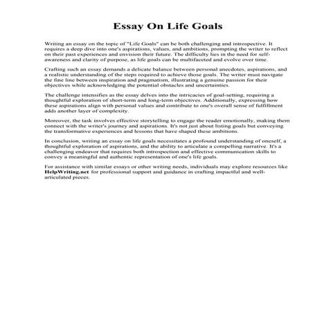 Essay On Life Goals.pdf