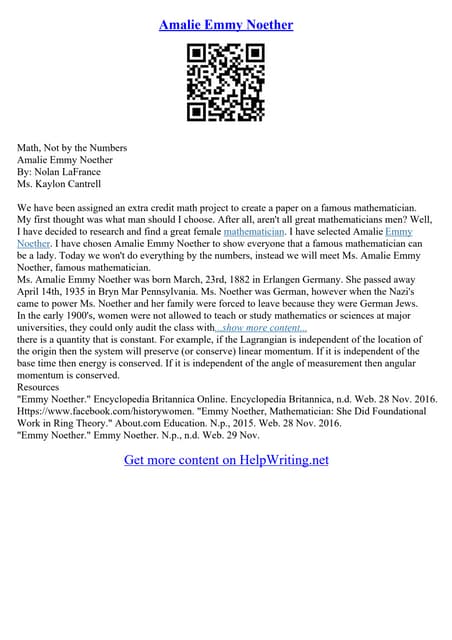 Academic Background Essay | PDF