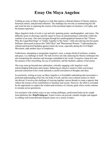 Maya Angelou Biography Essay.pdf