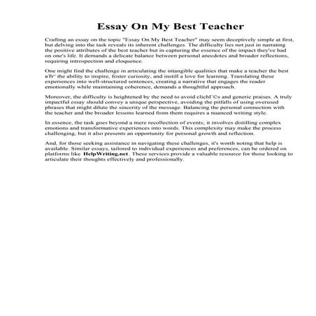 Essay On My Best Teacher.pdf