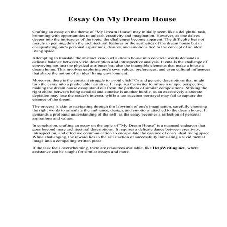 Essay On My Dream House.pdf