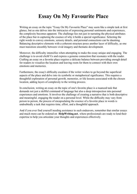 My Favourite Place Essay.pdf