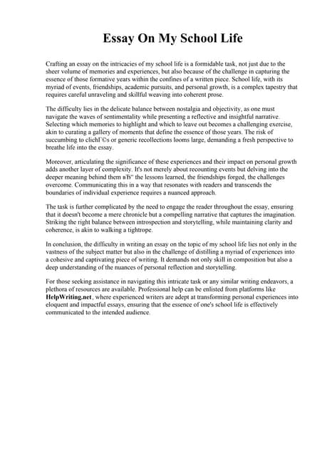 Narrative Essay Examples High School.pdf