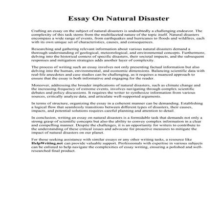 Essay On Natural Disaster.pdf