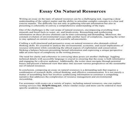 Essay On Natural Resources.pdf