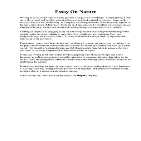 Essay On Nature.pdf