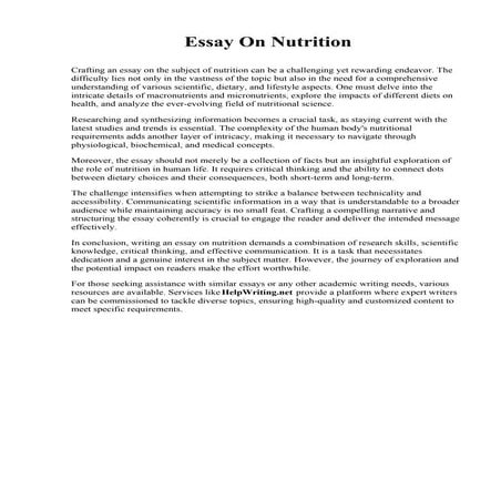 Essay On Nutrition.pdf