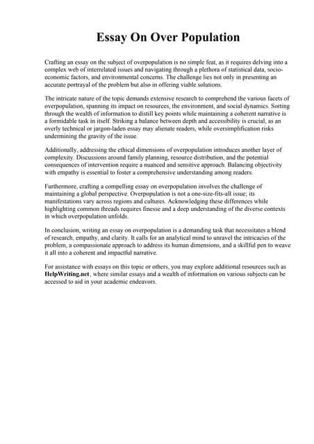Essay Overpopulation.pdf
