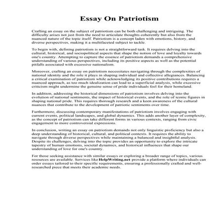 Essay On Patriotism.pdf