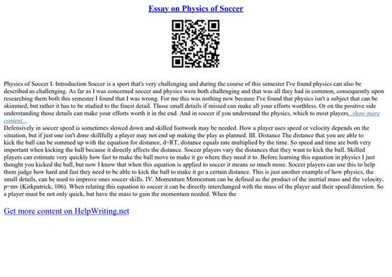 Physics Essay Topics | PDF