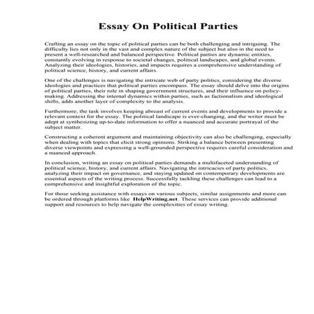 Essay On Political Parties.pdf