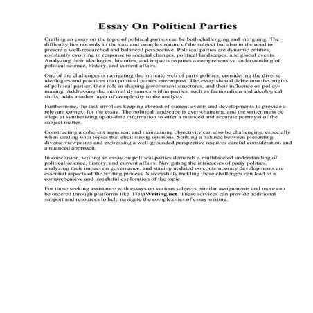 Essay On Political Parties.pdf